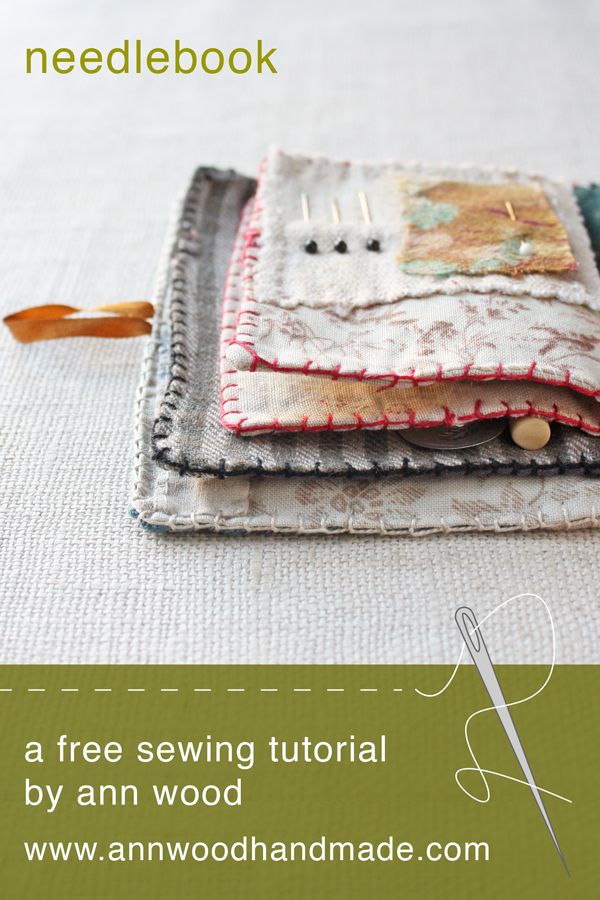 needle book – free sewing pattern – ann wood handmade